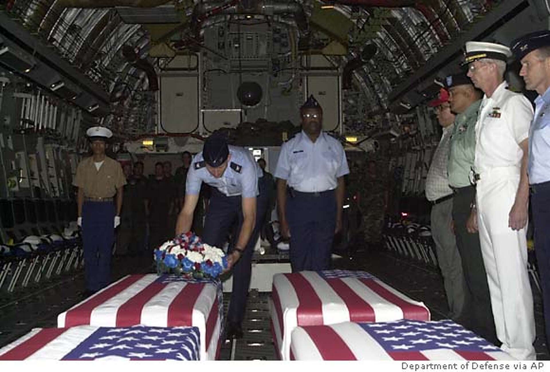 Flag-draped coffin photos released / Pentagon had resisted showing ...