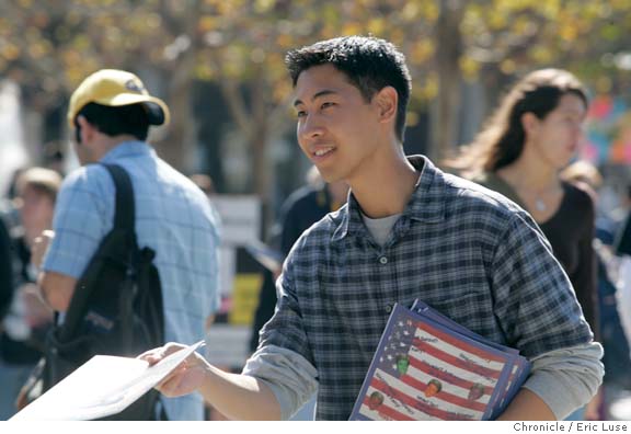 BAY AREA / Political renaissance on college campuses / Students of both ...