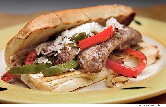 Link a Sausage Sandwich to a California red blend for a simple meal