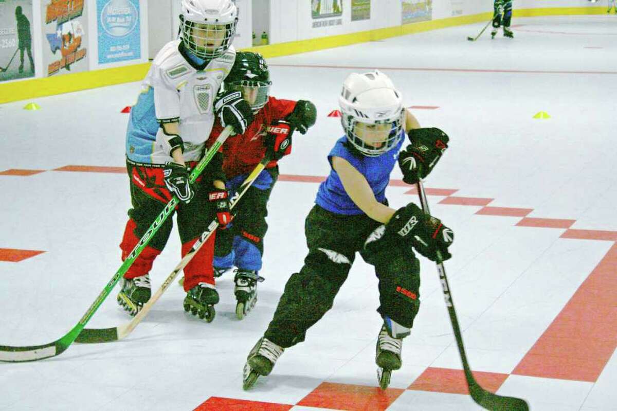 Roller hockey: Kids learn basics quickly
