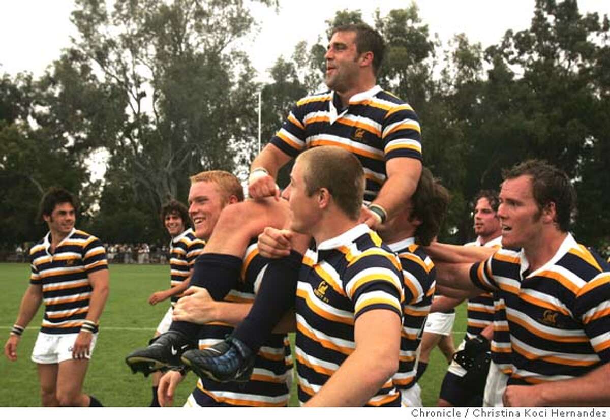 RUGBY / A dynasty lives -- Cal wins title / Bears pummel Utah; Stanford ...