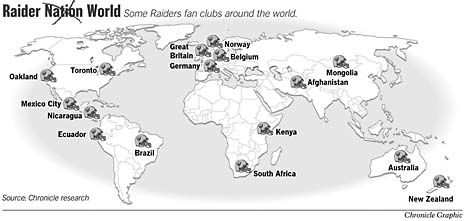 Raider Nation's citizens span globe / Mystique, power of Silver and ...