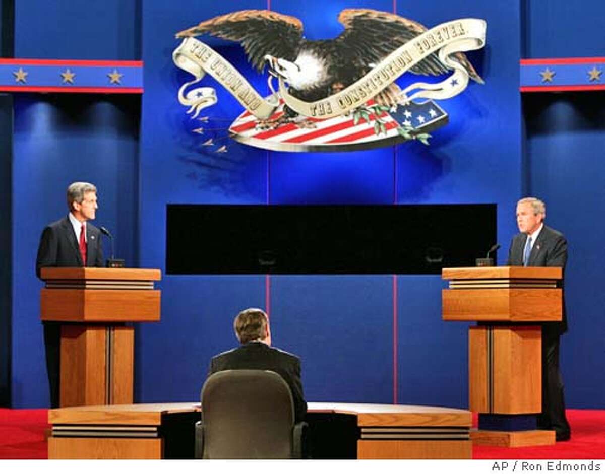 Bush, Kerry clash over wisdom of Iraq invasion / THE DEBATE: Civil ...