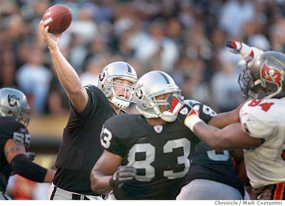 Redemption / Raiders stomp on Gruden, Bucs as Collins shines at QB