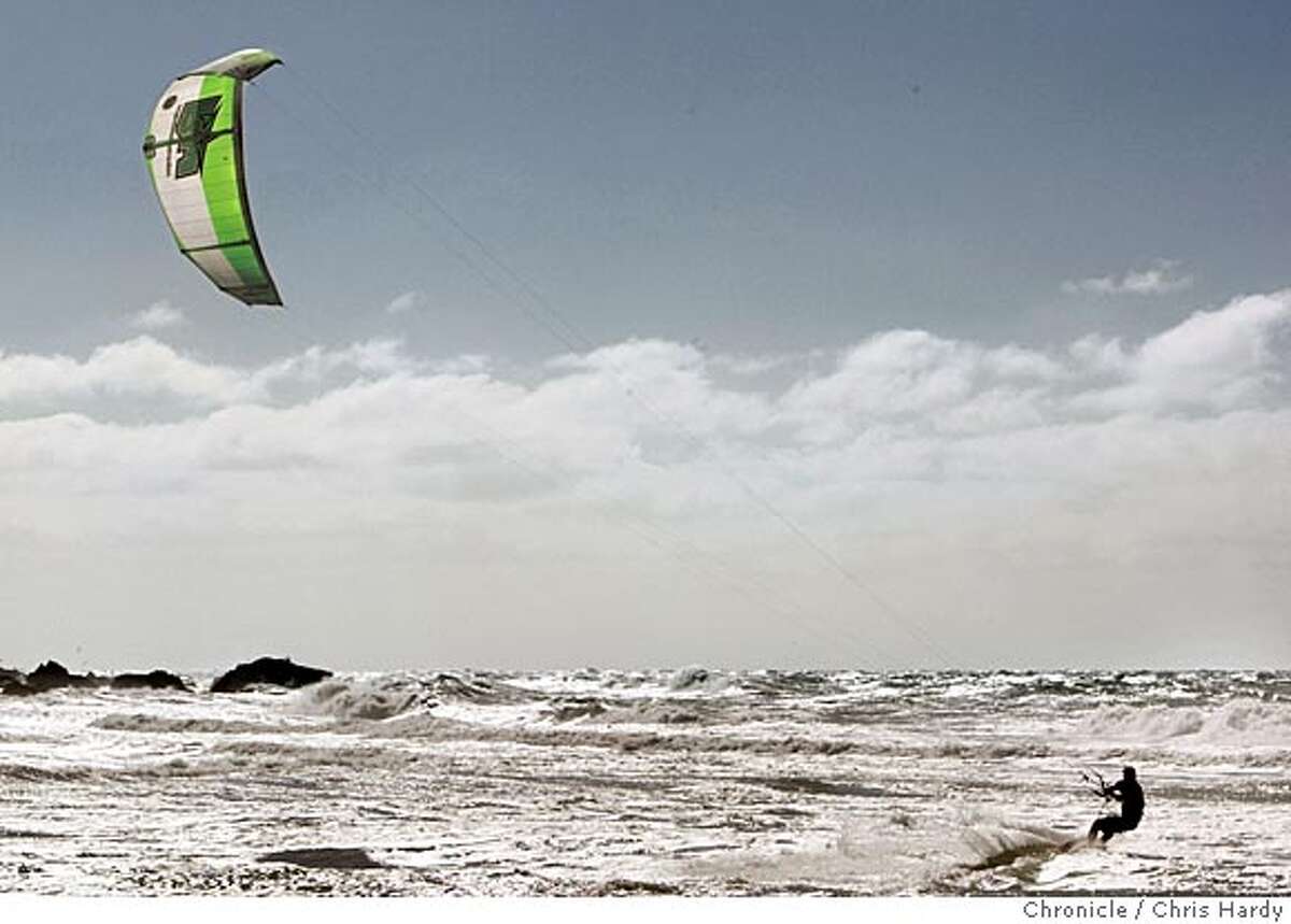 Up, up and a wave / Kitesurfers ride high on exhilaration, growing ...