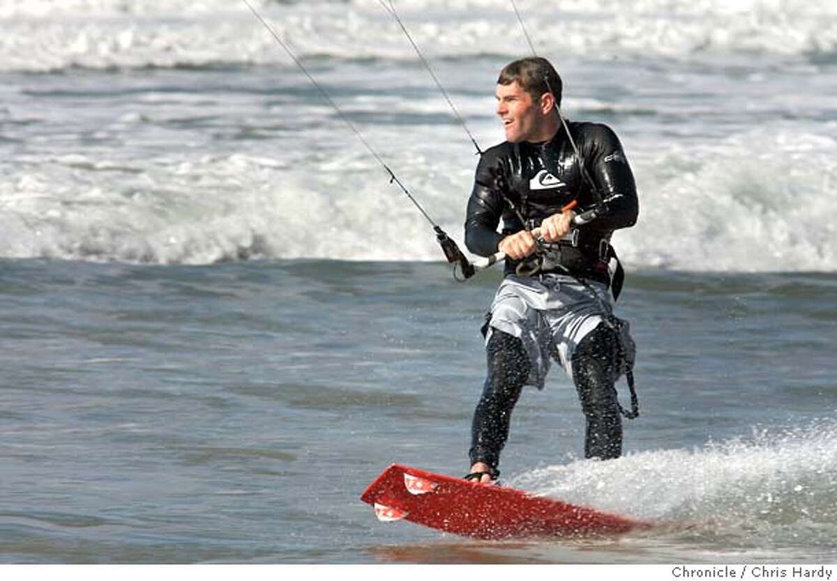 Up, up and a wave / Kitesurfers ride high on exhilaration, growing ...