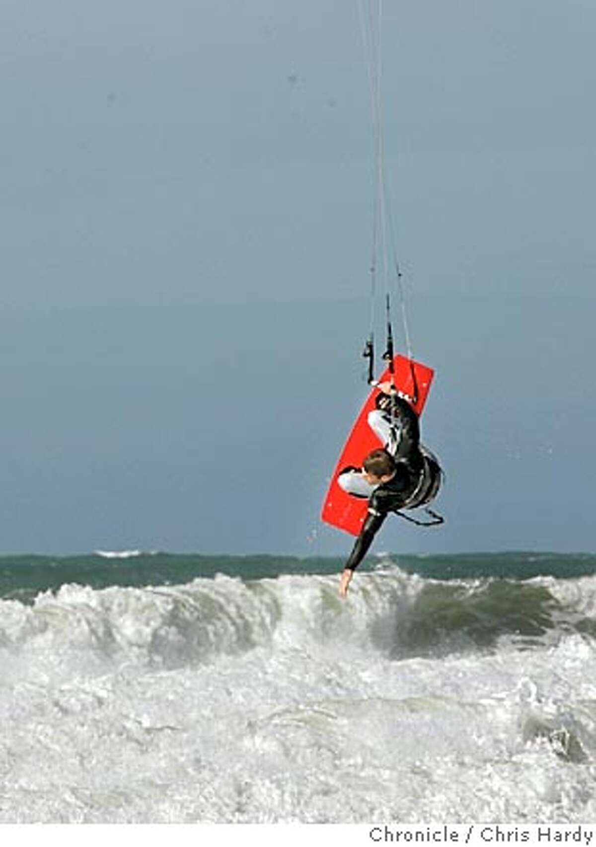 Up, up and a wave / Kitesurfers ride high on exhilaration, growing ...