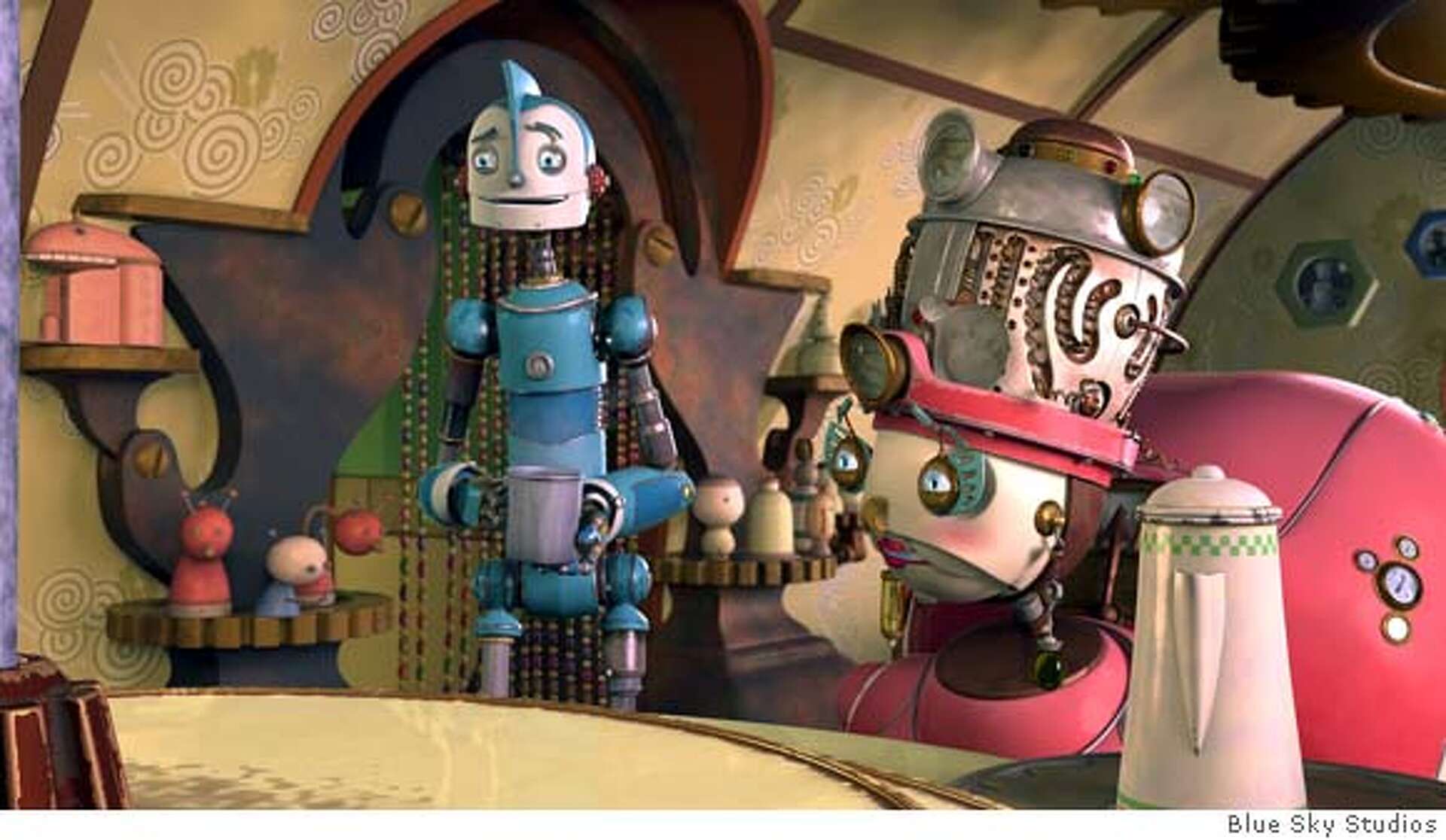 It's a bucket of bolts that rattles agreeably. 'Robots' mingles brass ...