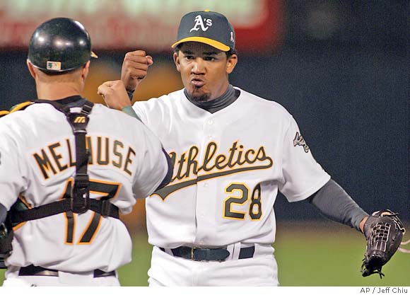 Zito sharp as A's take aim at West foes