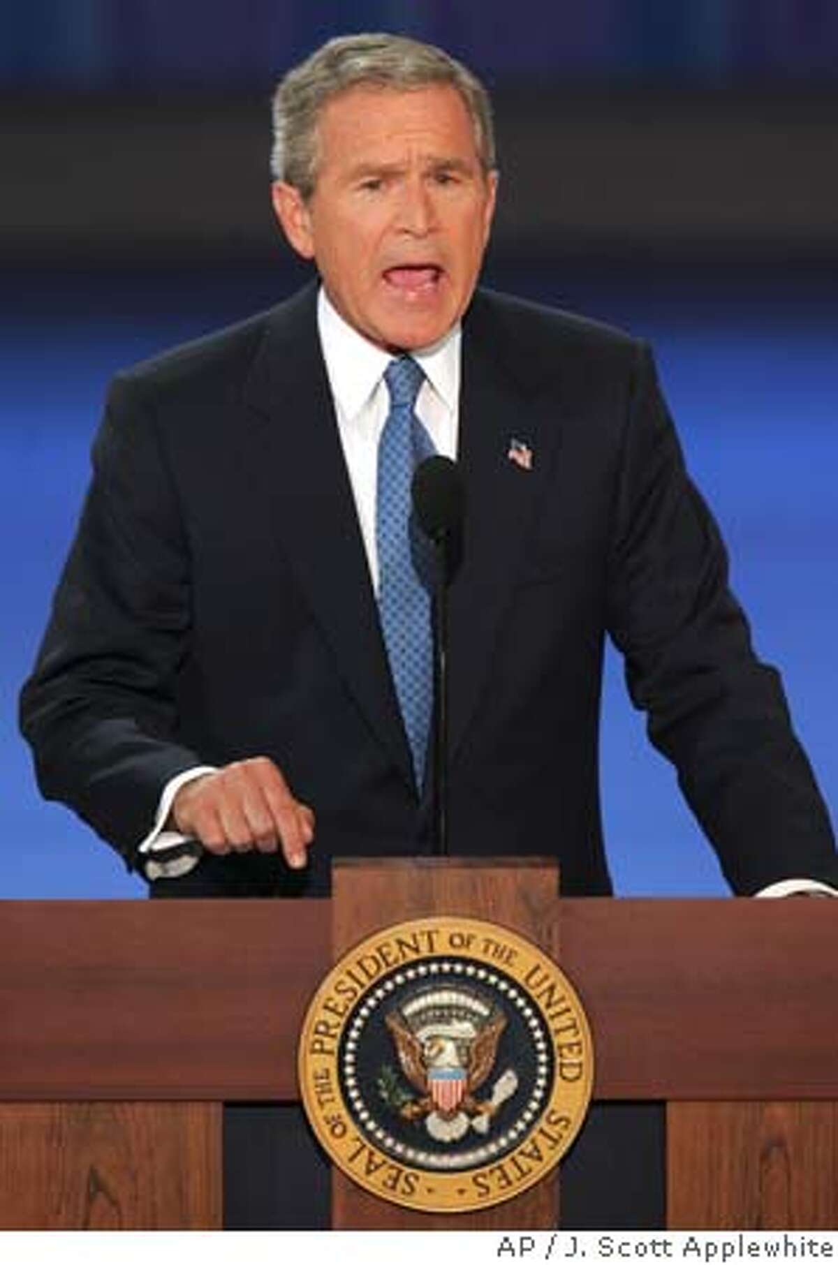 BUSH'S VISION FOR U.S. -- IDEALISTIC AND STRONG / ANALYSIS: President ...