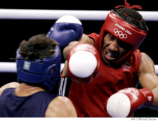Oakland's golden warrior / Ward triumphs in Olympic boxing quest