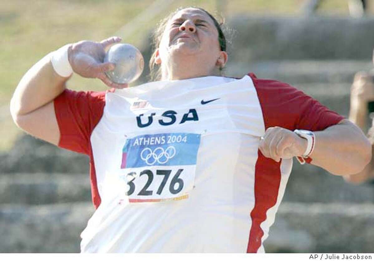 Shot putters bask in history at site of ancient Games / Bay Area woman ...