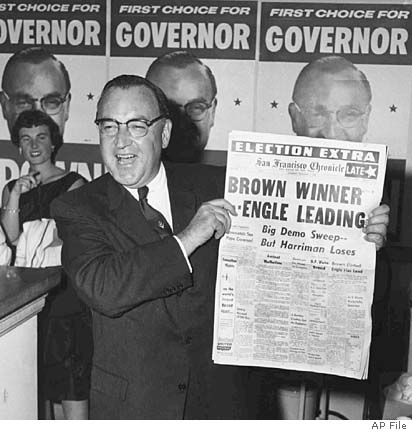 How California turned blue / Biography of ex-Gov. Pat Brown tracks the ...