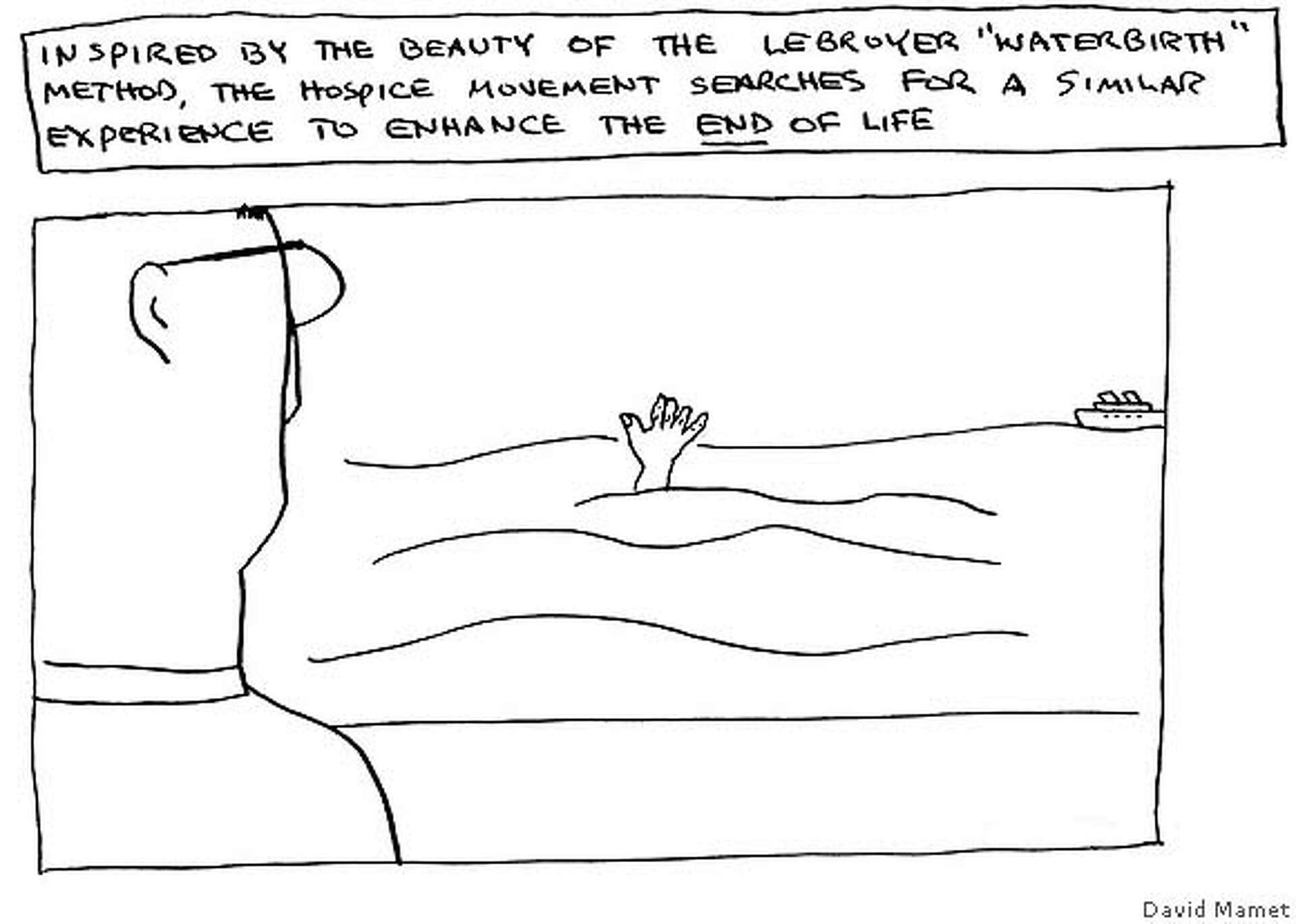 Ignoring a friend's advice, David Mamet plunges ahead as a cartoonist ...