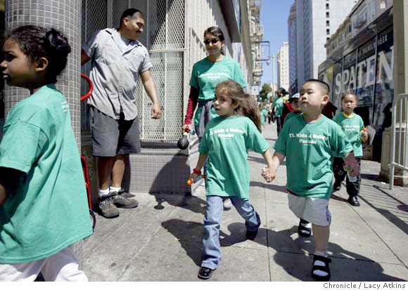 200 Tenderloin kids on parade