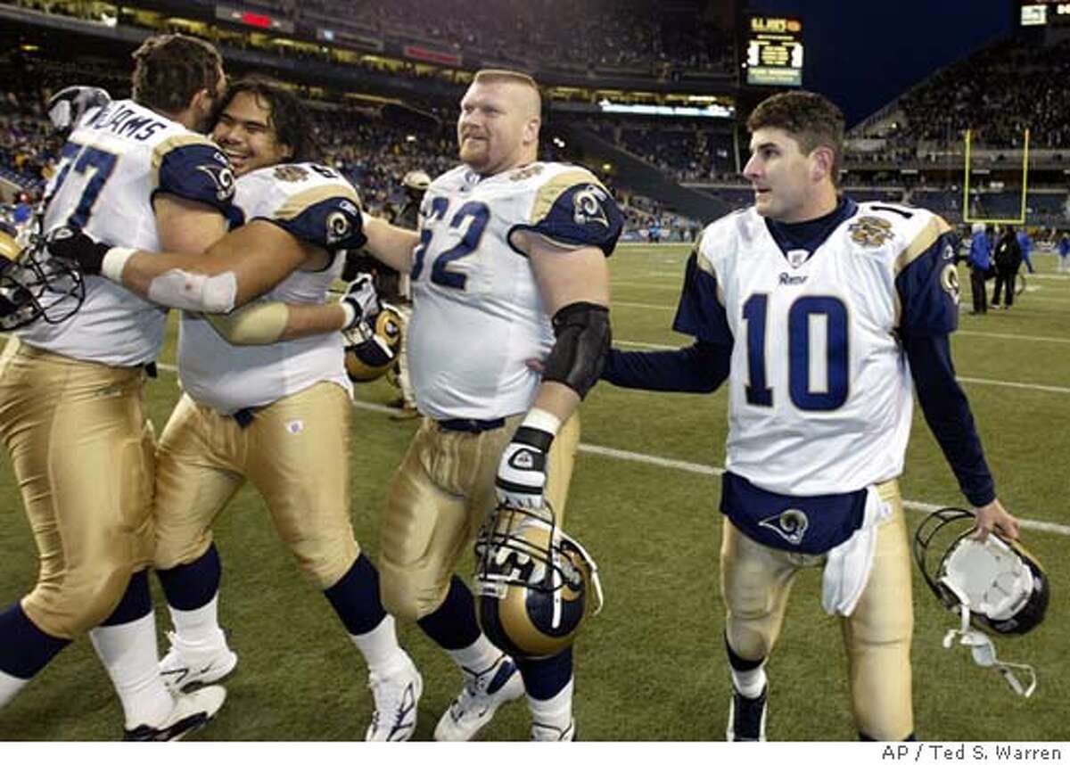 Houses of the blues / Rams send Seahawks to sixth straight playoff loss