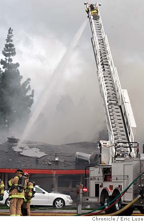 LOS GATOS / Gas explosion, fire injure 3 at dealership / Blast felt ...