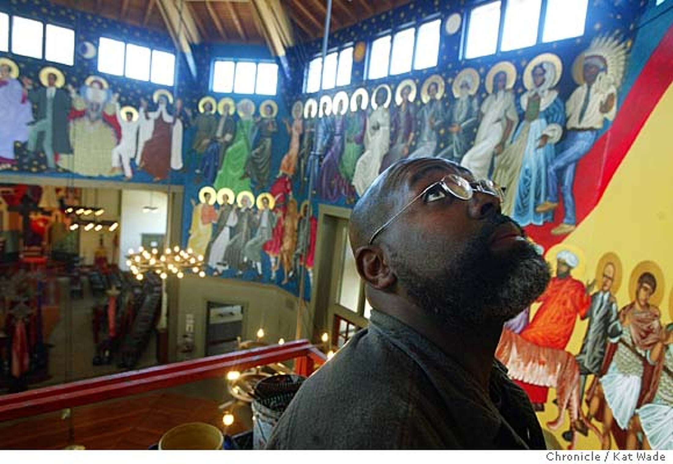 High-stepping saints liven up walls of church