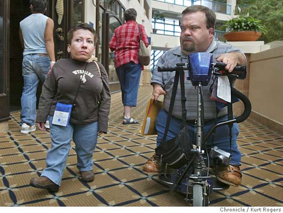 A chance to see everyone eye to eye / Little people meet in Burlingame ...