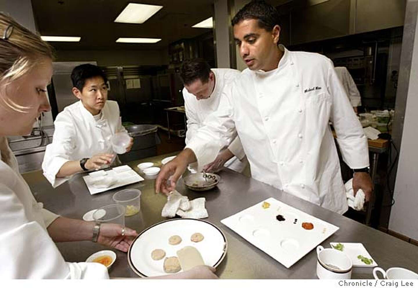 Star convergence / Two of today's brightest talents, chef Michael Mina ...