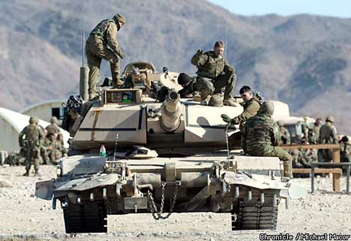 Getting battle ready / Marines train for Iraq combat in the Mojave