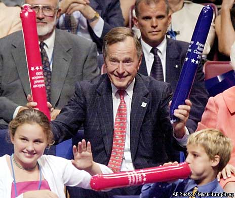 Bush Pledges `Great Goals'/ IT'S OFFICIAL: He accepts GOP nomination ...