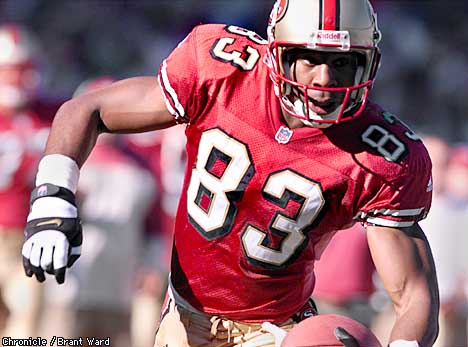 Tackling the video gridiron / 49er J.J. Stokes on virtual football, Pac ...