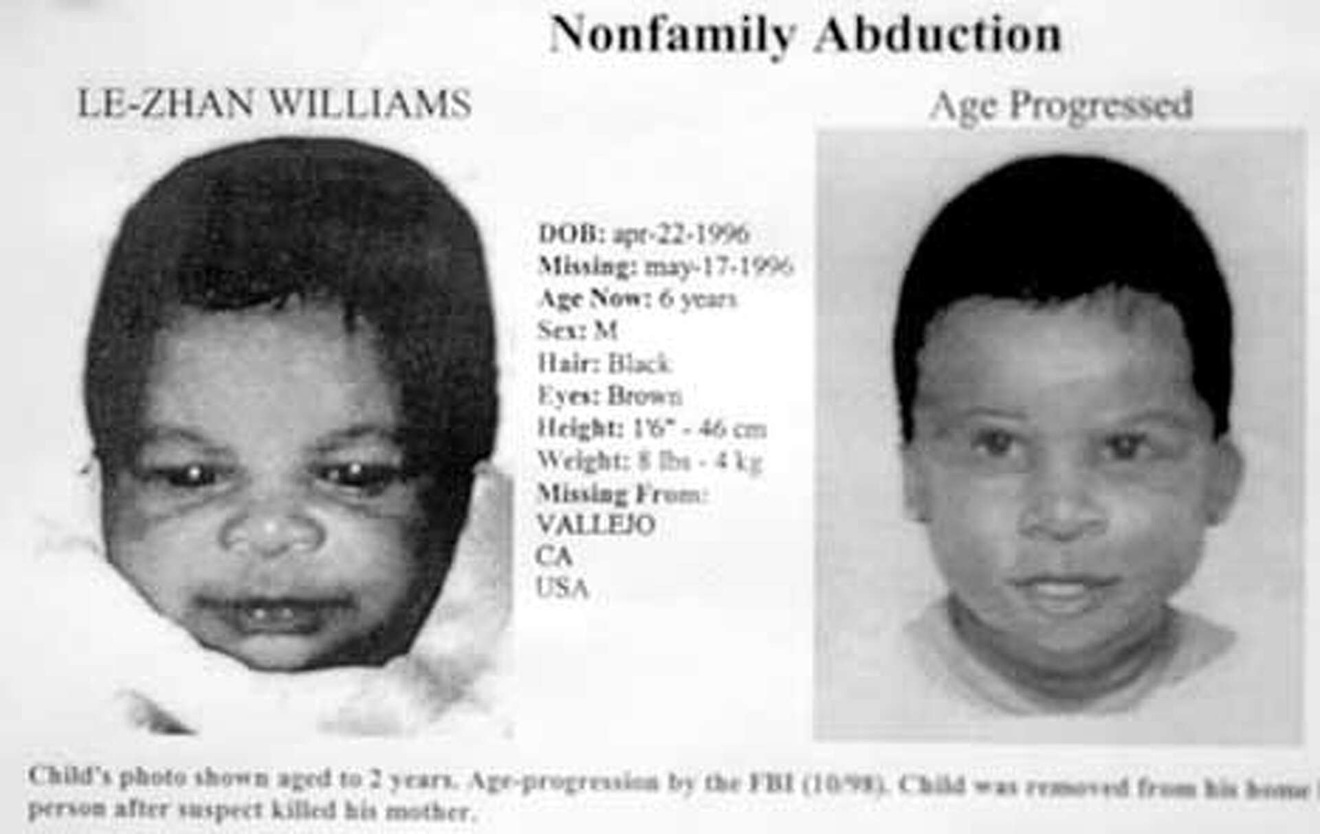 DNA confirms identity of stolen boy / Third suspect held in his ...