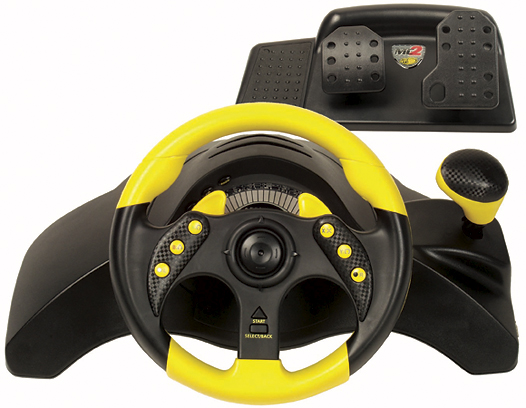 Driven by fun? Take a video game wheel for a spin