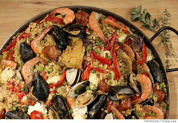 From Spain with love / Guests gather around the grill for a California ...