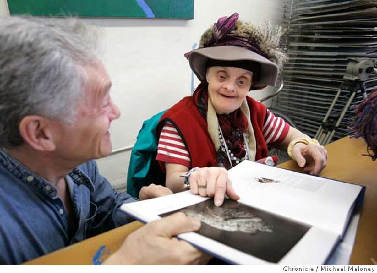 Judith Scott -- renowned for her fiber art sculptures