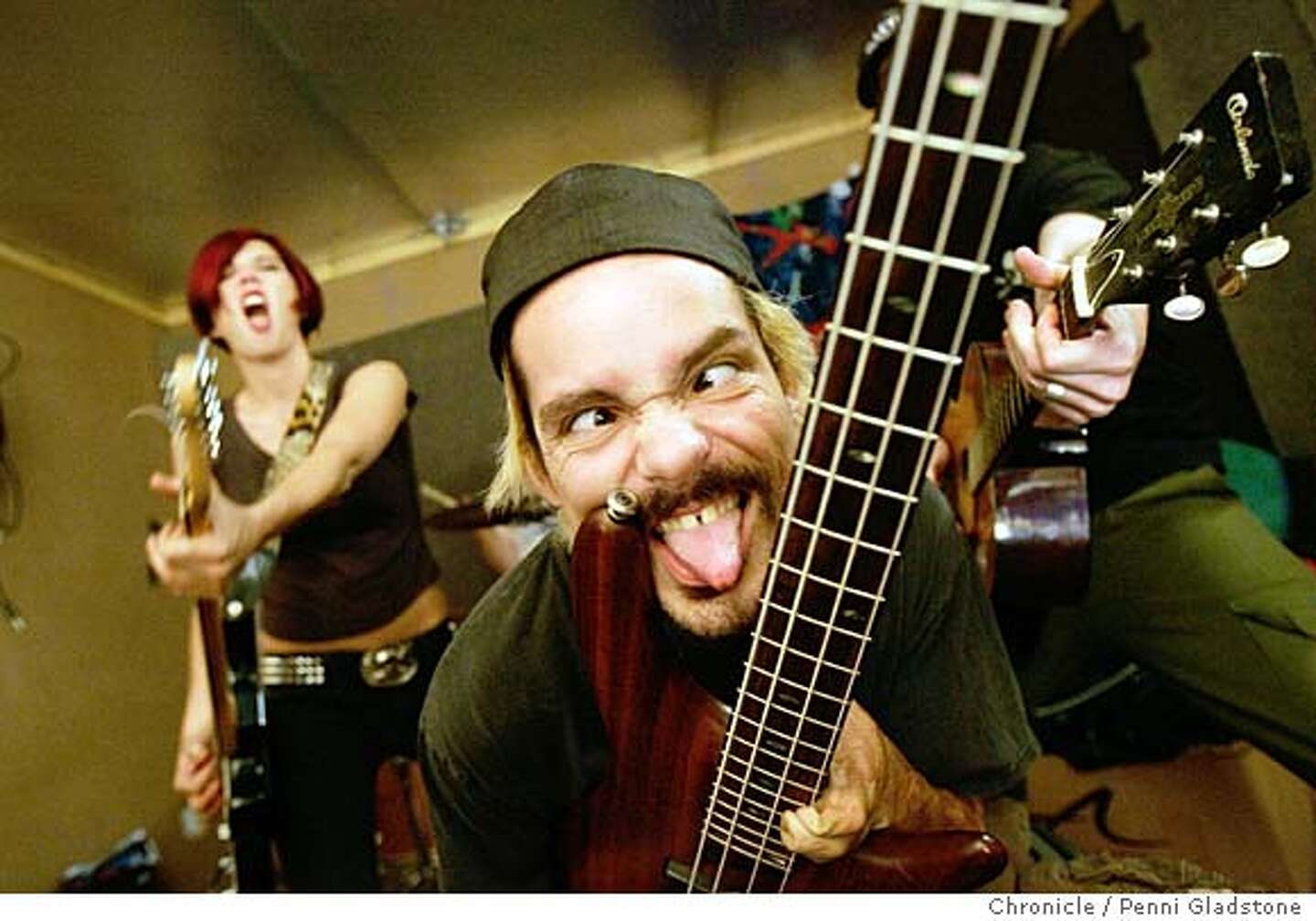 Rocking 'n' rolling / Angry Amputees' bassist doesn't get punk'd by ...