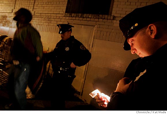 TENDERLOIN / More officers on beats / Police on foot learn ins and outs ...