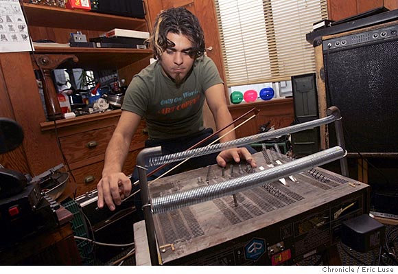 Berkeley: For inventor, music comes in many odd packages