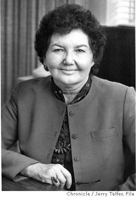 THELMA SHELLEY / 1920-2005 / S.F. family matriarch, War Memorial head ...