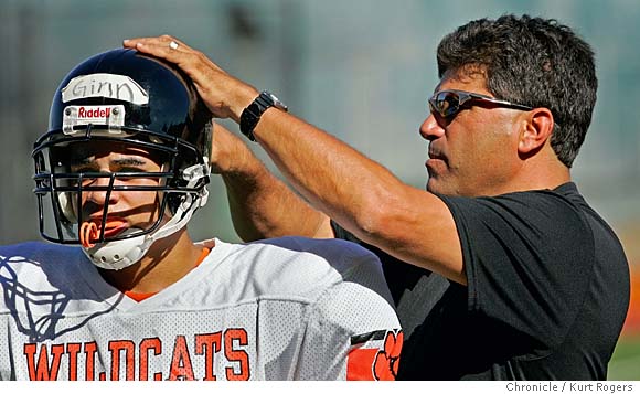 Coach tries to revive Woodside football -- again / Team hopes to turn ...