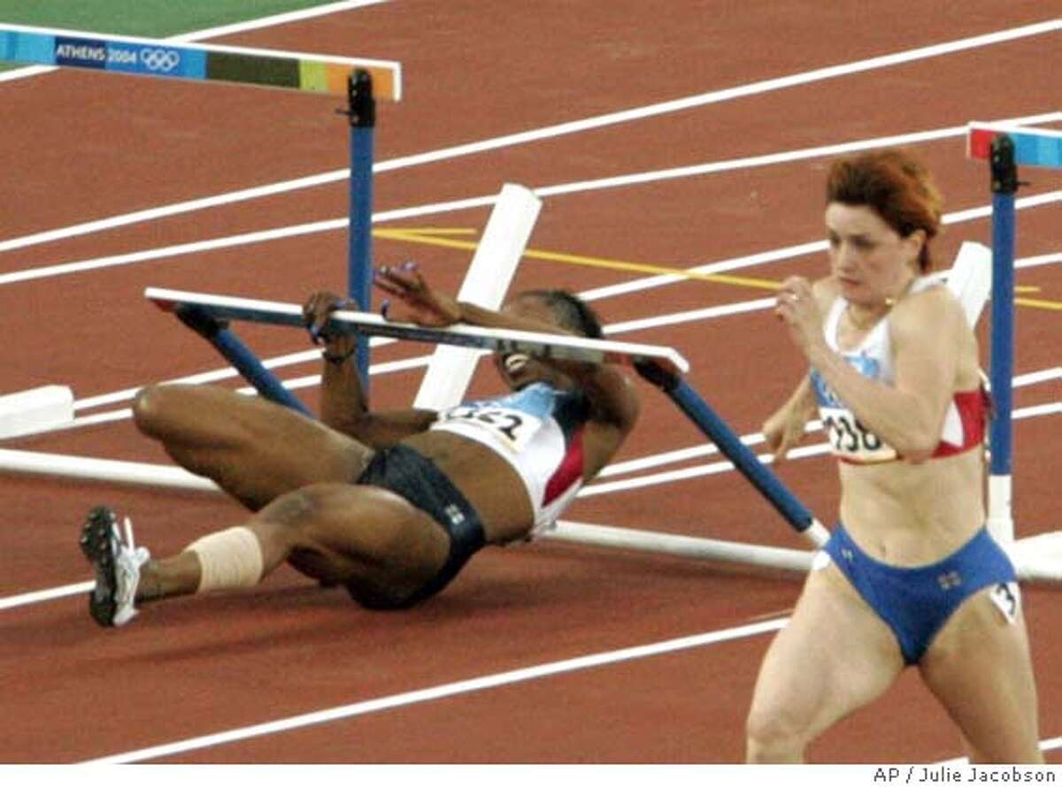 TRACK & FIELD / SWEAT AND TEARS / Devers, Radcliffe can't finish ...