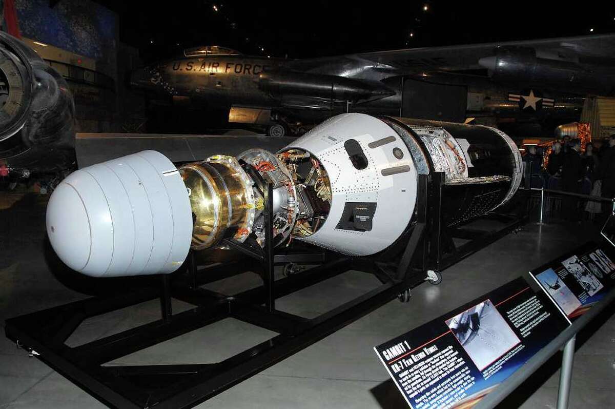 Three former spy satellites go on display