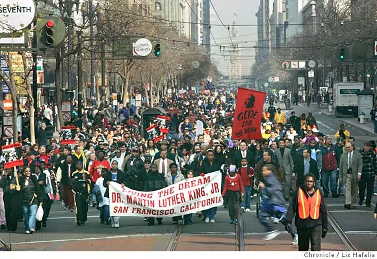 MARTIN LUTHER KING JR. DAY / King fete draws people of many colors ...