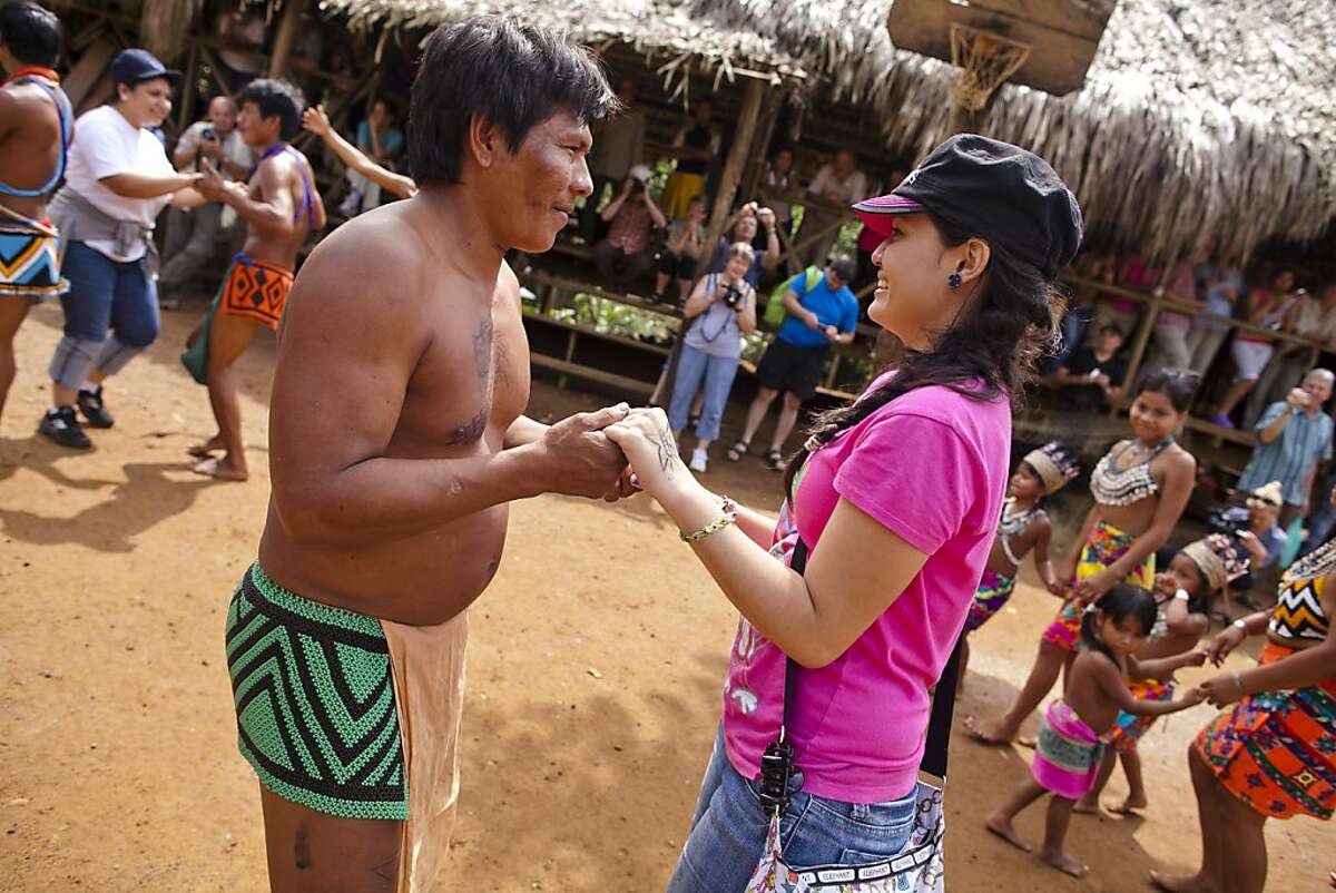 The Embera Drua Reservation in Panama welcomes visitors