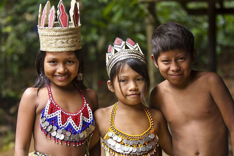 The Embera Drua Reservation in Panama welcomes visitors