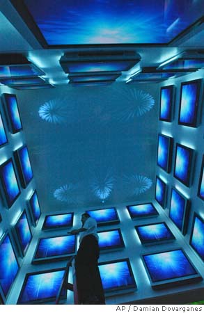 TV's bright future / Splashy digital screens take center stage at ...