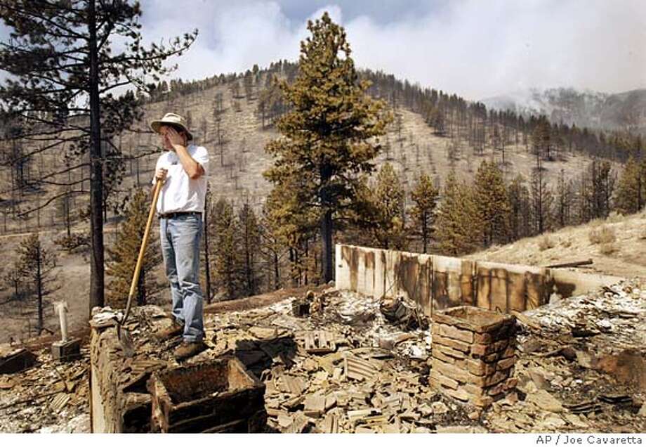 WESTERN WILDFIRES / Nevada fire imperils 1,000 homes / 7,600 acres ...