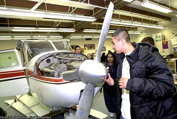 Aviation Academy's Cessna helps students aim higher / Overfelt program ...