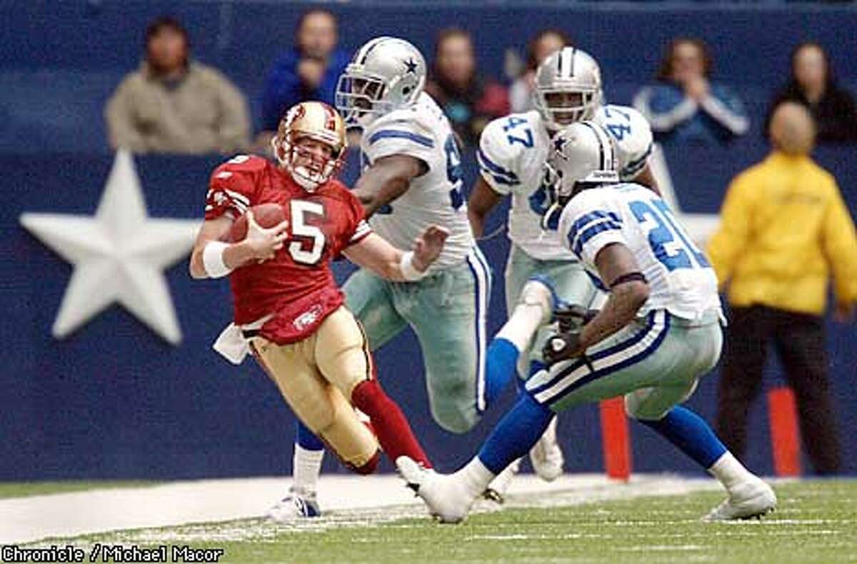 It's 49ers' time again / S.F. rallies from 10 down to beat Dallas, win ...