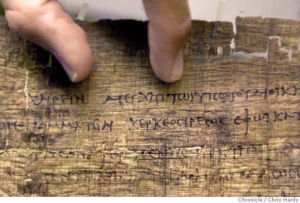 BERKELEY / Cal's papyrus accounts of life in Egypt slowly unfolding