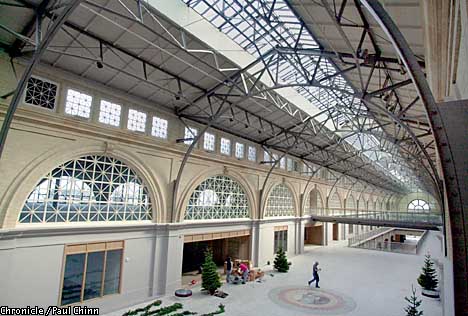 Renovated Ferry Building shines with dramatic light / 5-story atrium is ...