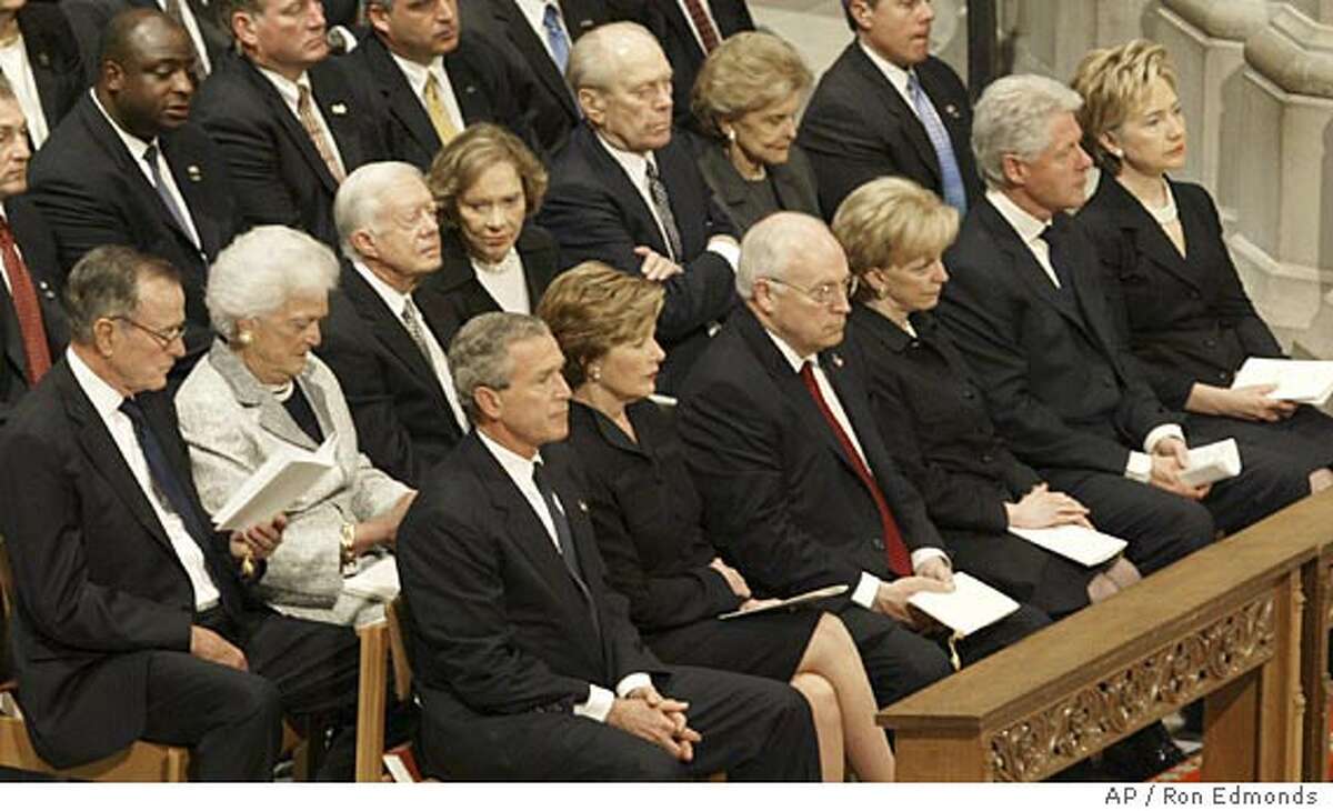 LAST GOODBYE / Ex-president eulogized in D.C. before final ride into ...