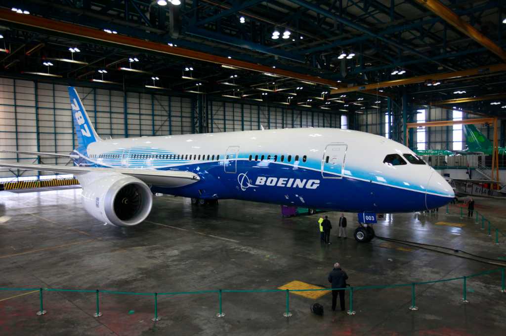 Boeing 787 Dreamliner visits Dublin