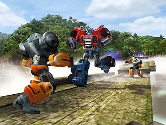 Transformers arrives, almost intact